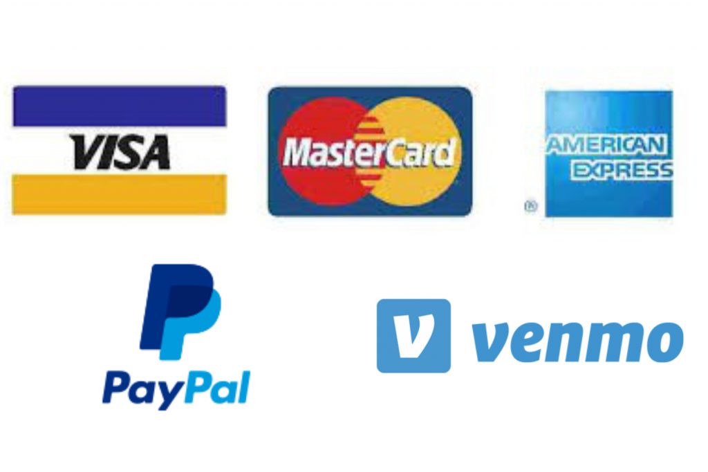 Accepted Payment Methods ~ JB's Fluid Art